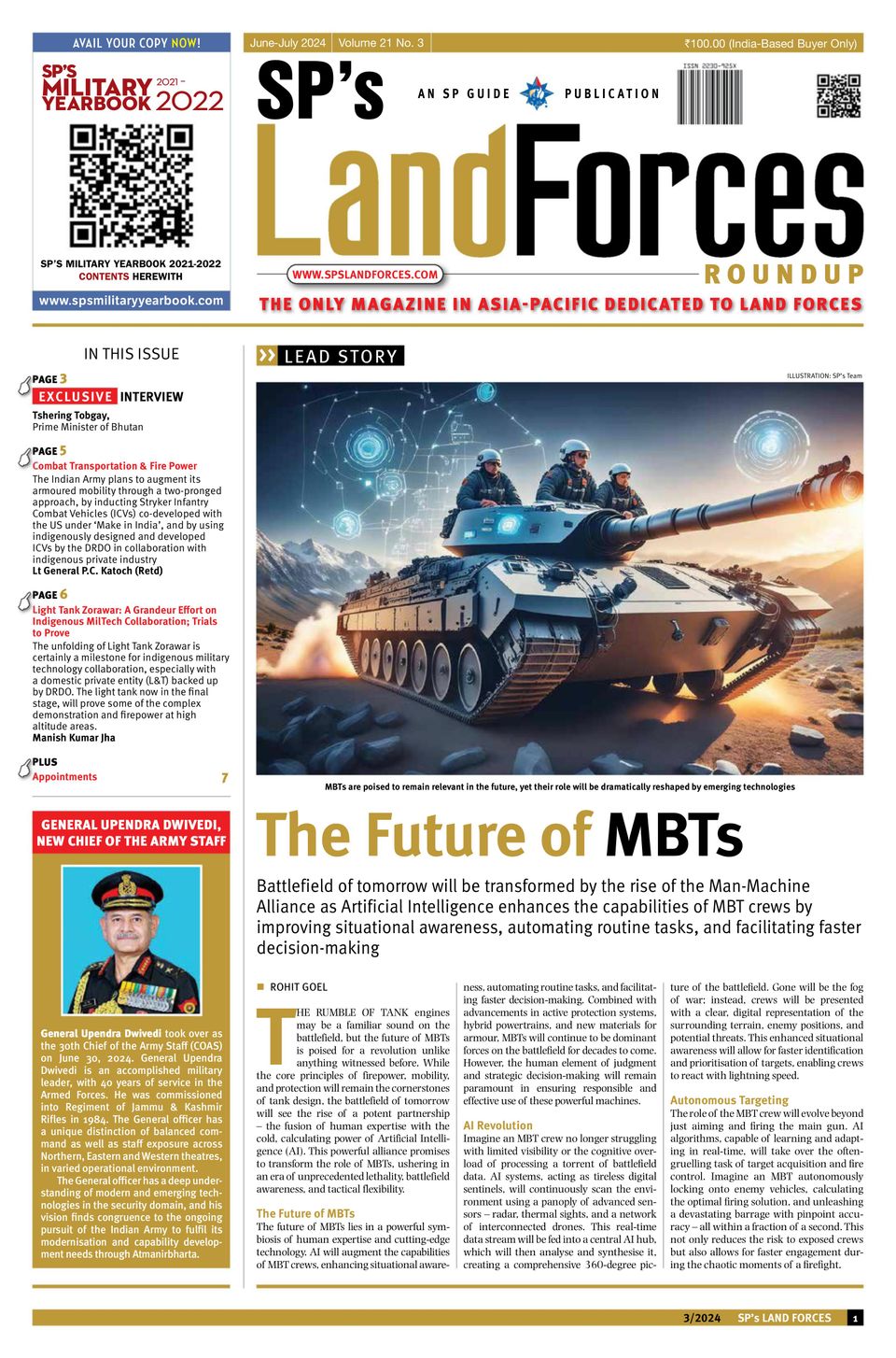 Get digital access to SP's Land Forces Magazine | Magzter.com
