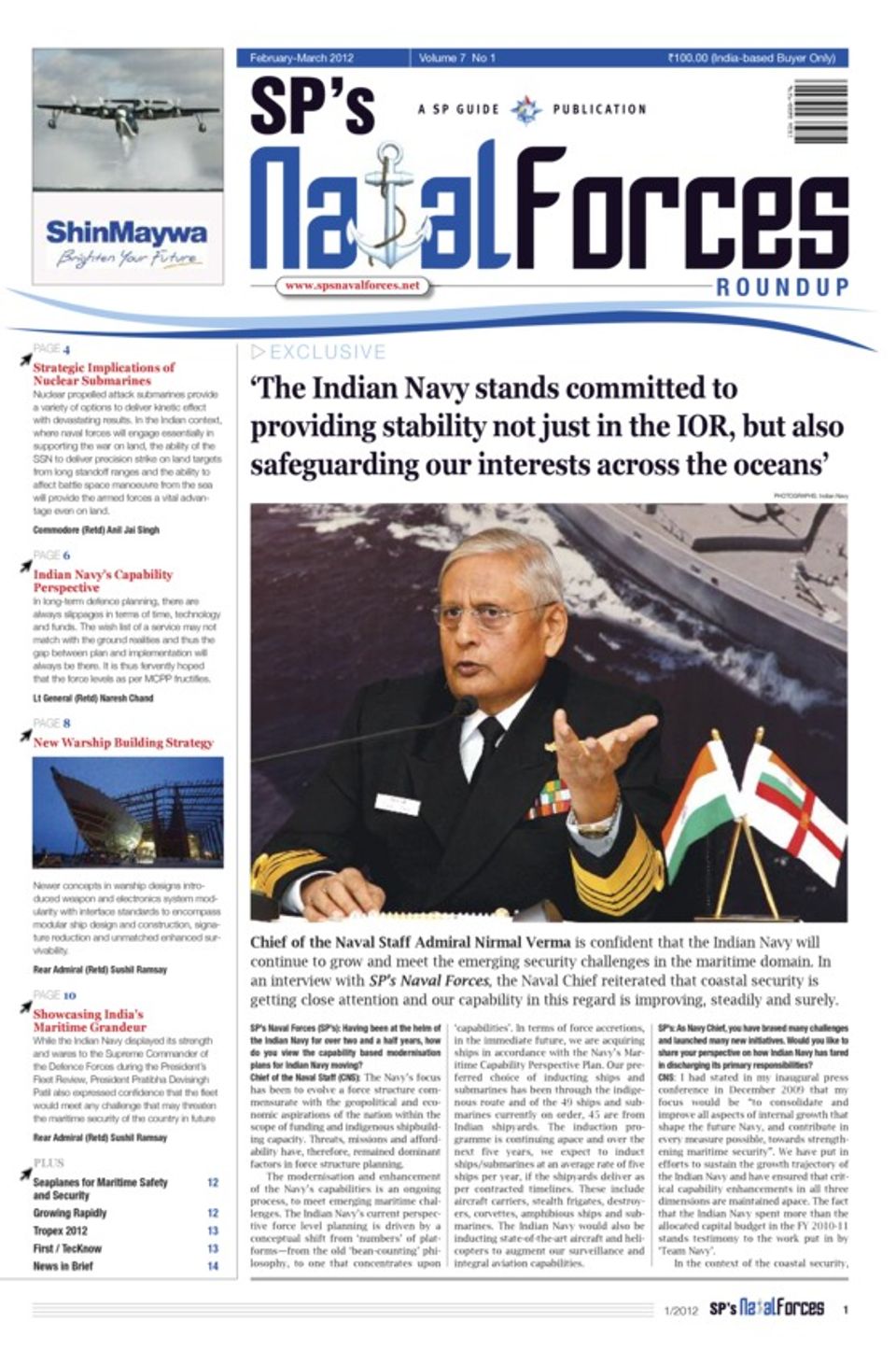 SP's Naval Forces-February - March, 2012 Magazine