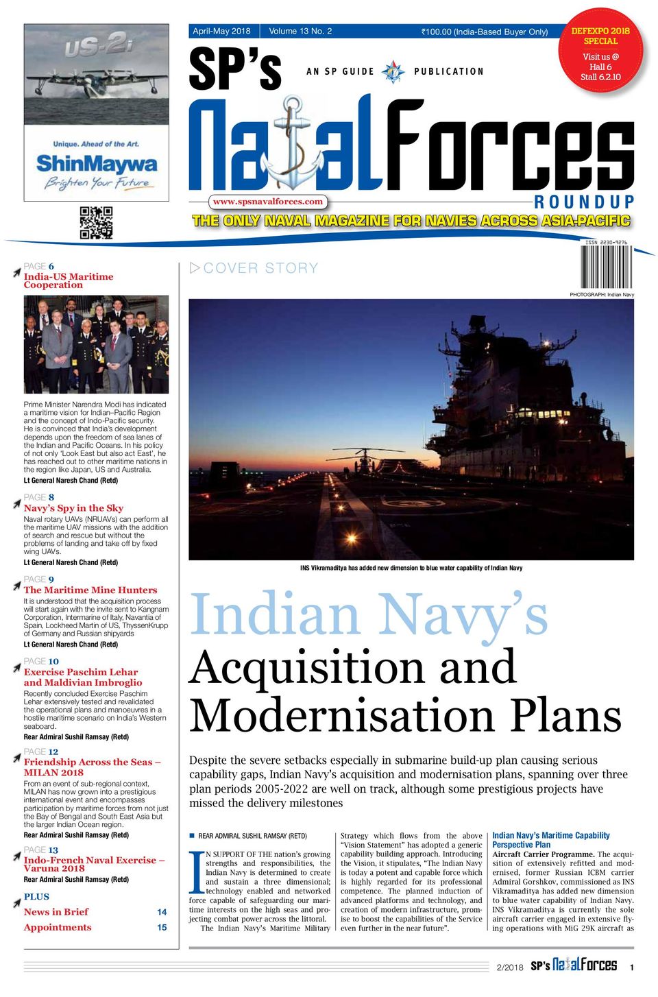 SP's Naval Forces-April - May 2018 Magazine - Get your Digital Subscription