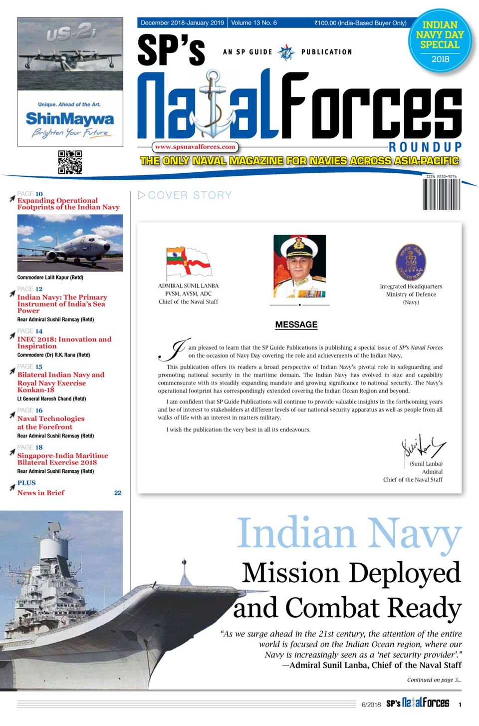 SP's Naval Forces-December 2018-January 2019 Magazine