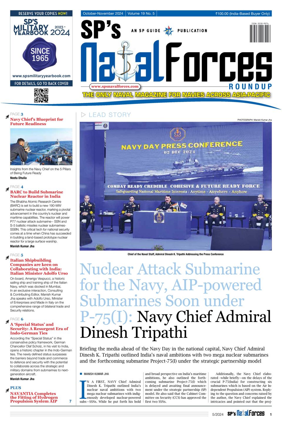 Get digital access to SP's Naval Forces Magazine | Magzter.com