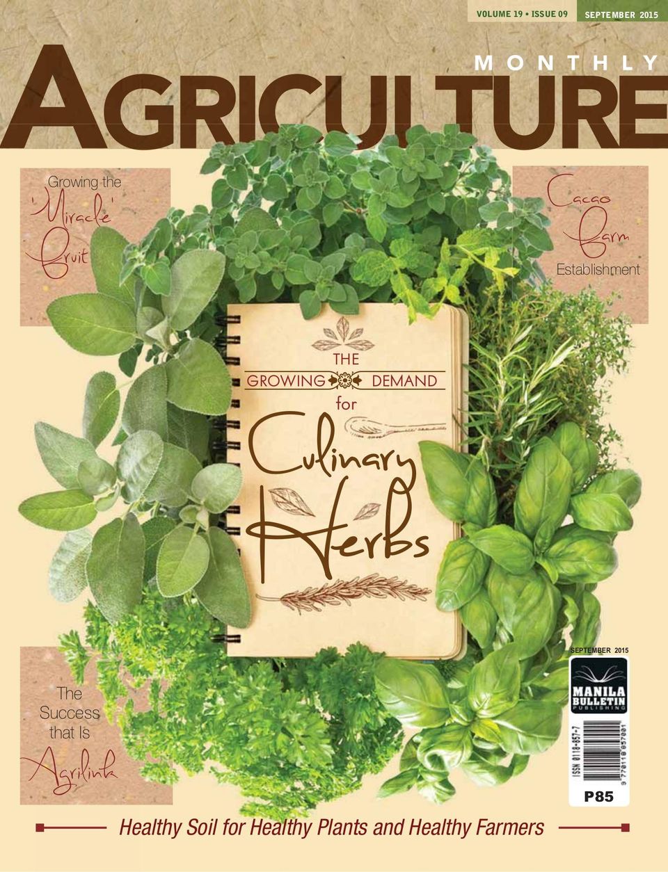 Get digital access to Agriculture - September 2015 issue | Magzter.com