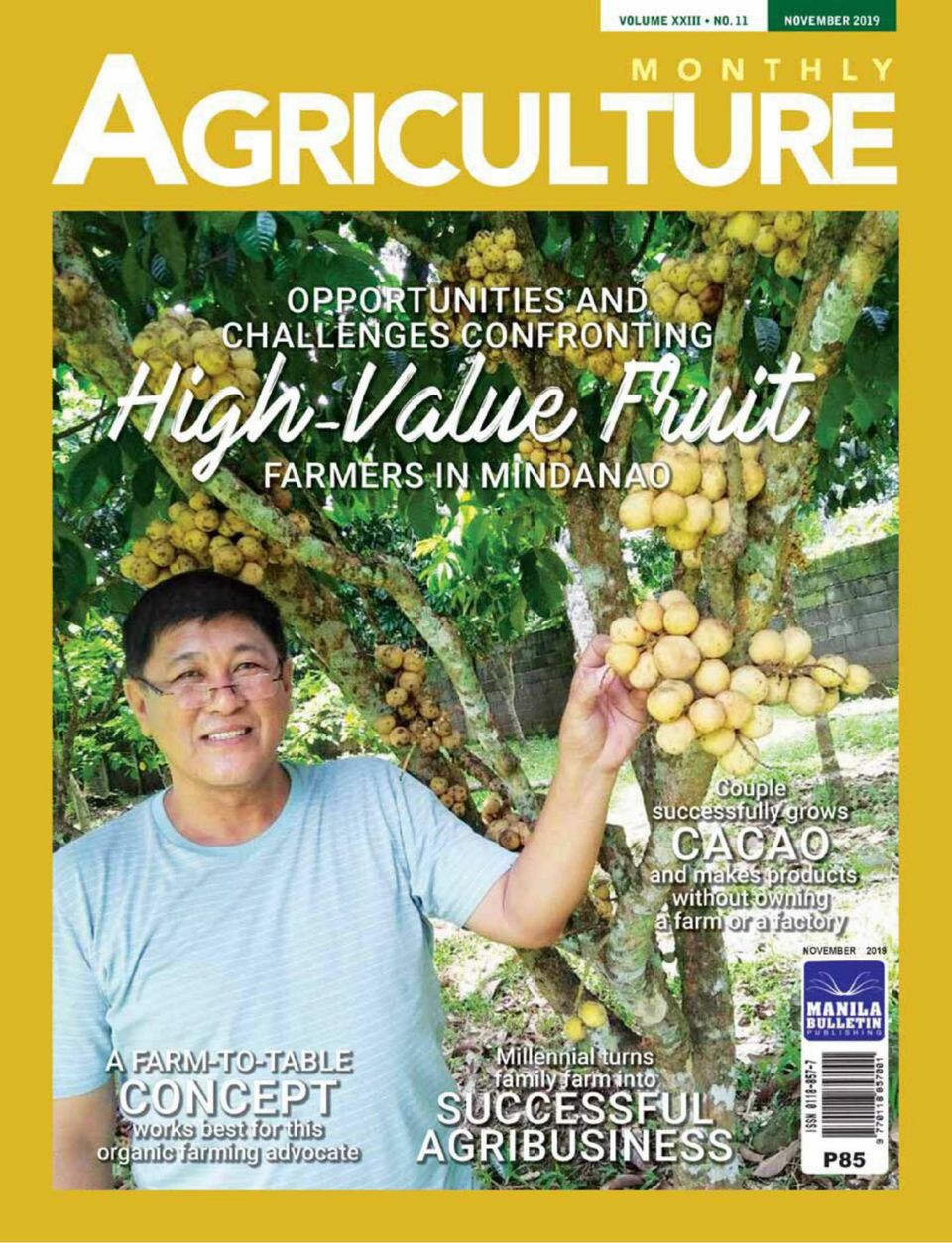 Get digital access to Agriculture - November 2019 issue | Magzter.com