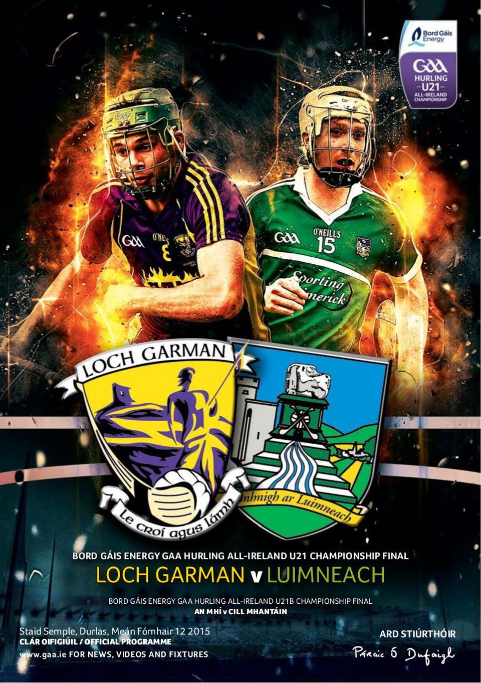Get digital access to GAA Match Programmes - Bord Gáis Energy GAA ...