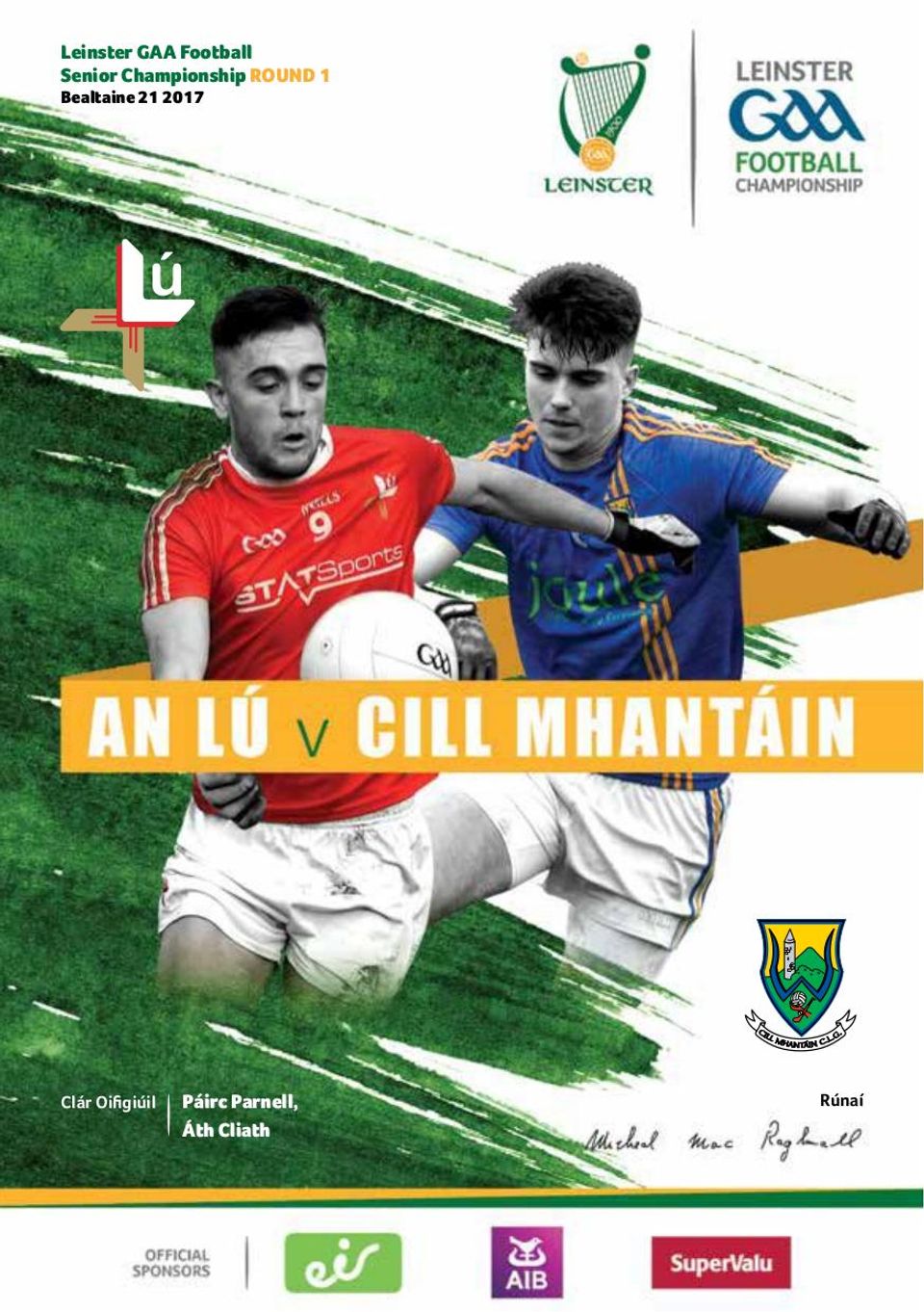 Get digital access to GAA Match Programmes - Leinster GAA Football ...