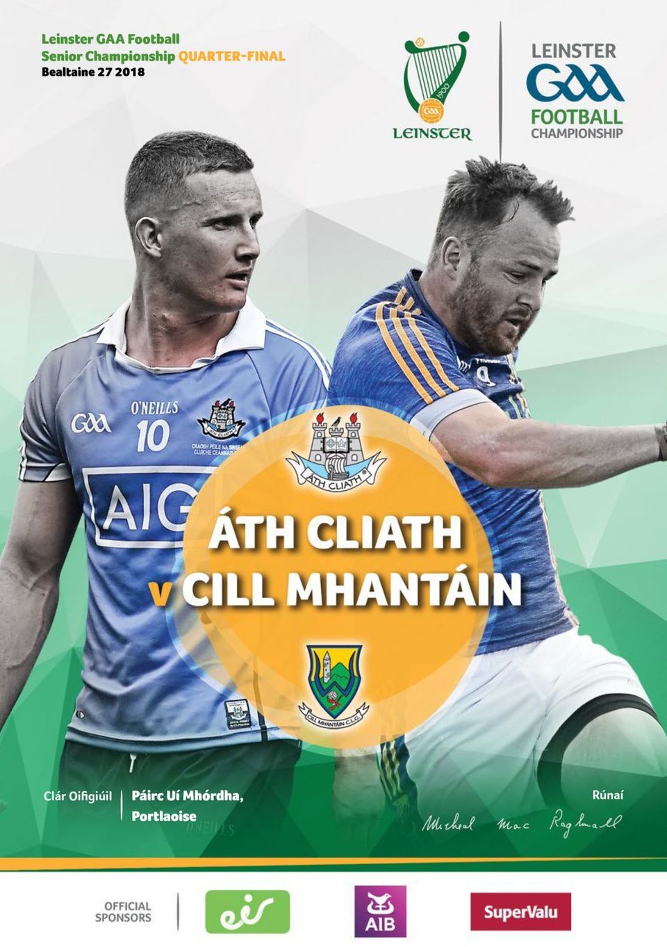 GAA Match Programmes-Dublin v Wicklow - Leinster GAA Football Senior ...