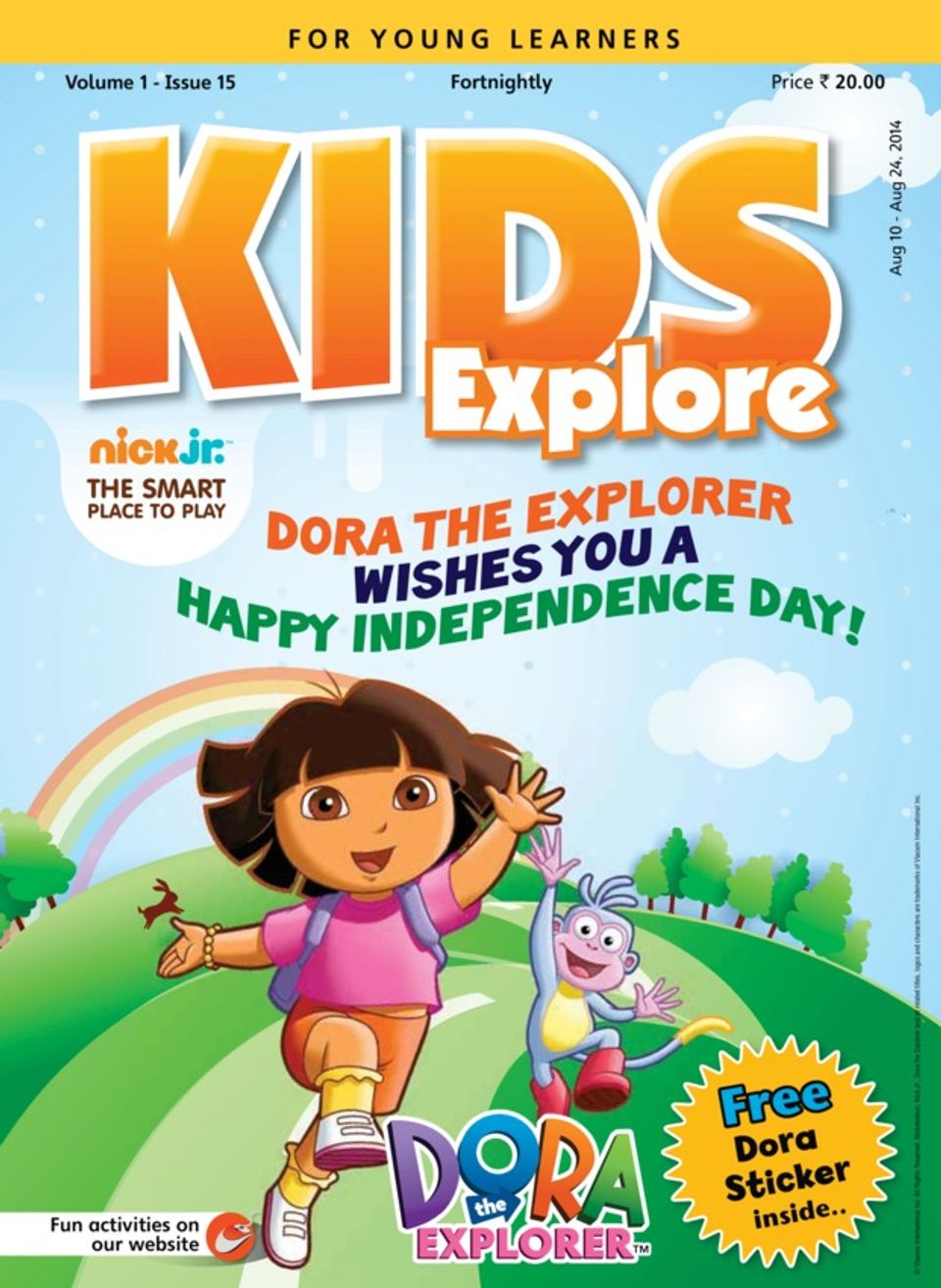 Get digital access to KIDS Explore - August 10 - August 24, 2014 issue ...