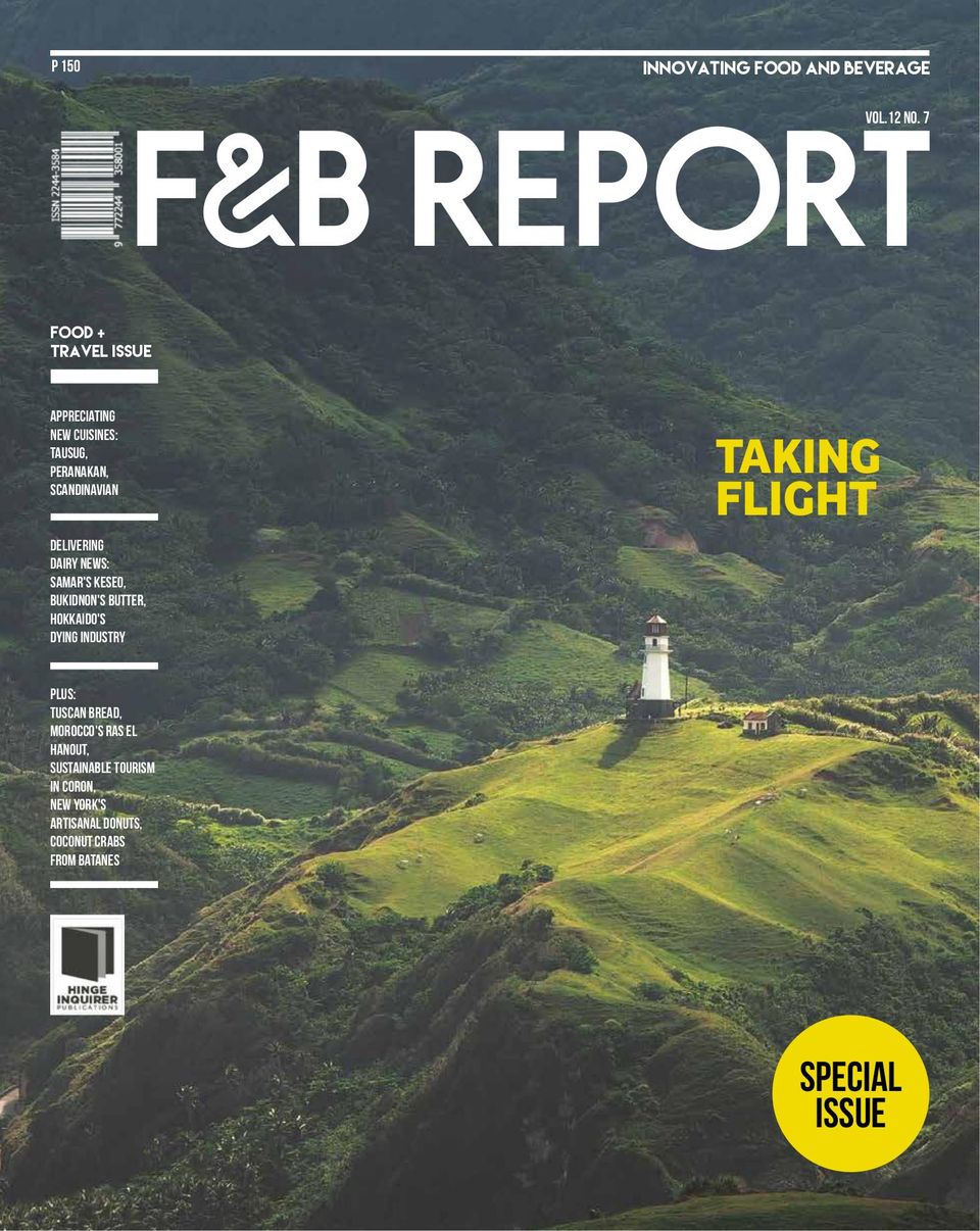 F&B Report-Volume 12 No.7 Magazine - Get your Digital Subscription