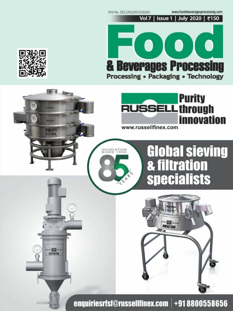 Food & Beverages Processing-July 2020 Magazine