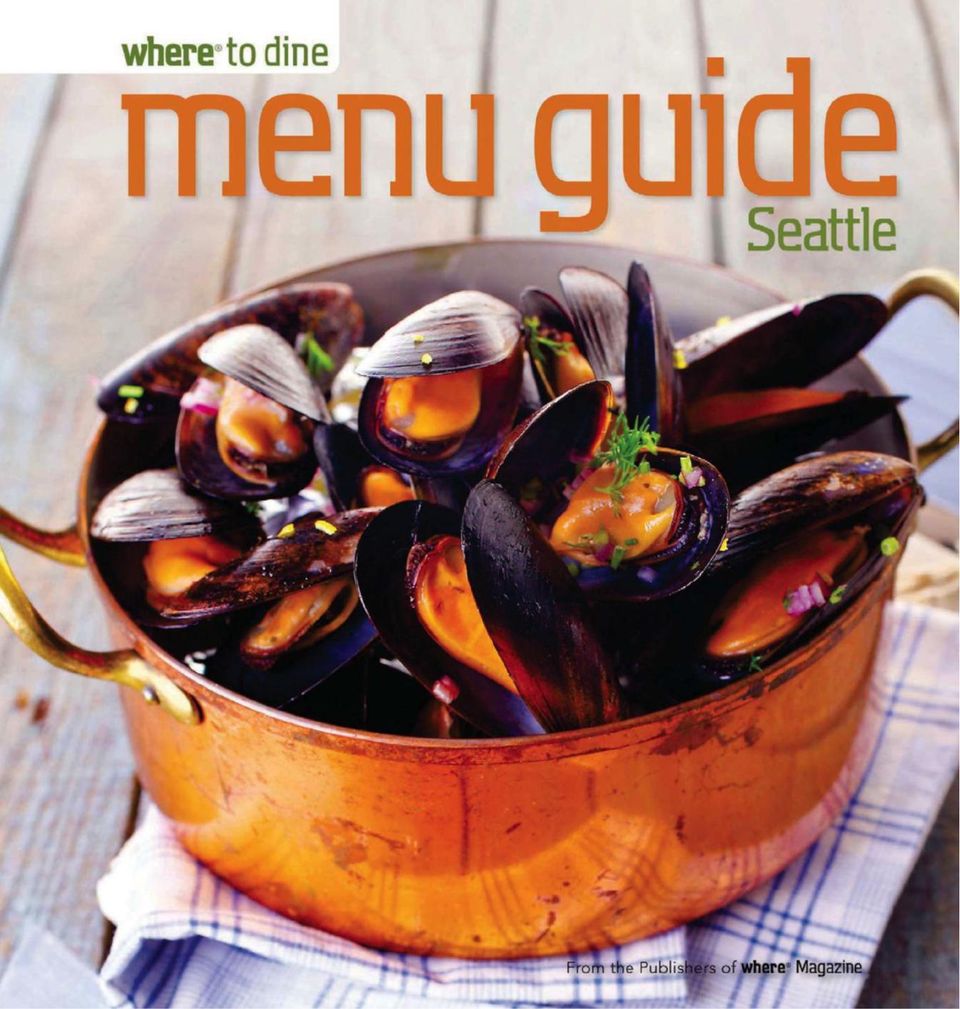 Get digital access to Menu Guide Seattle Magazine | Magzter.com