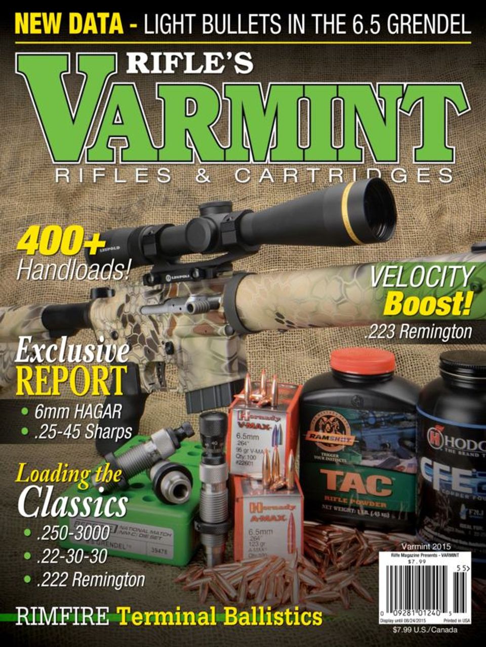 Rifle-Varmint Rifles & Cartridges 2015 Magazine