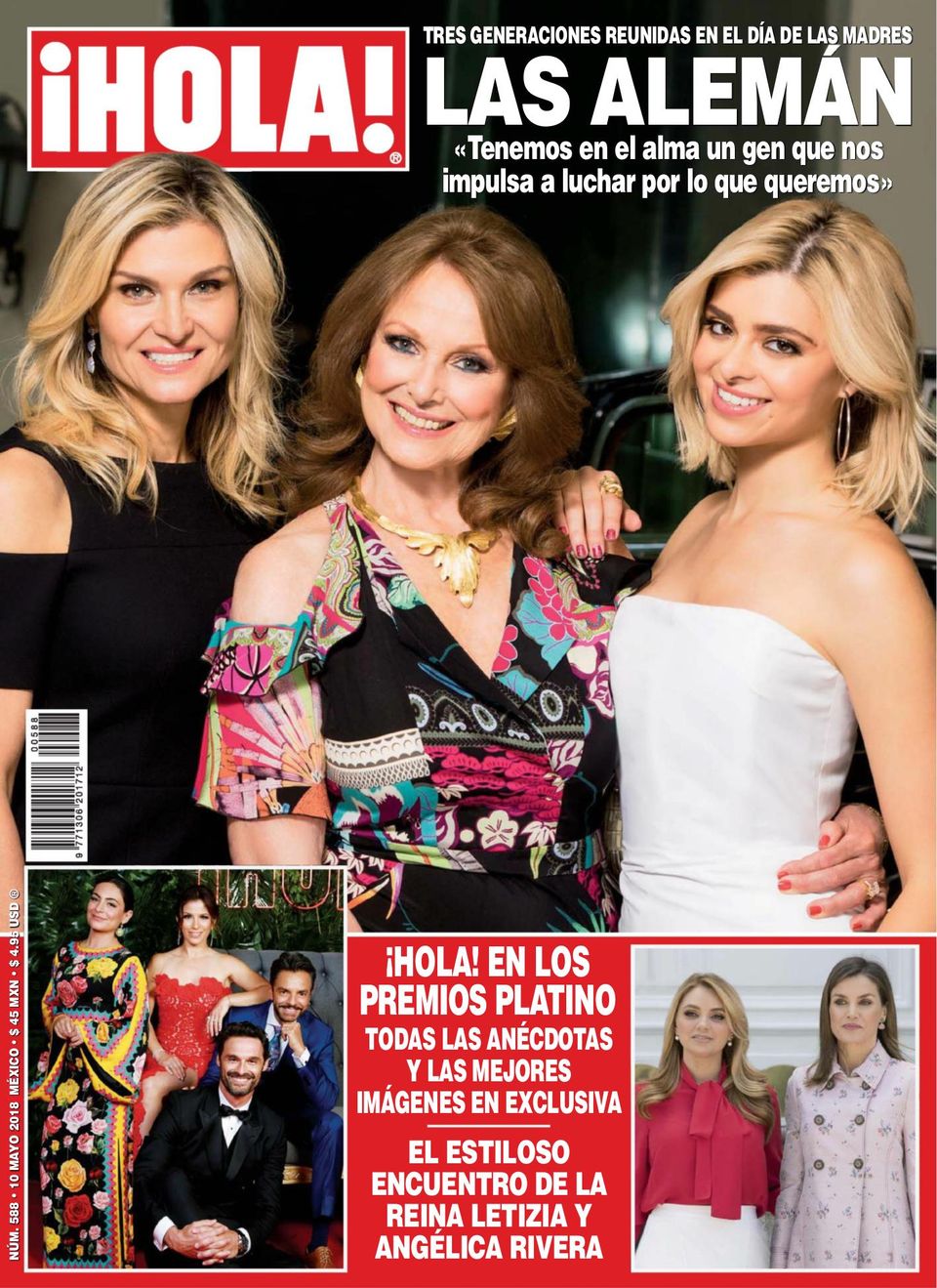 Get digital access to ¡HOLA! México - Mayo 10, 2018 issue | Magzter.com