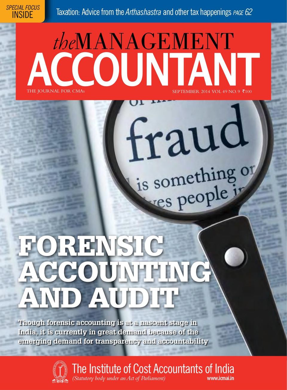 Get digital access to The Management Accountant - September 2014 issue ...