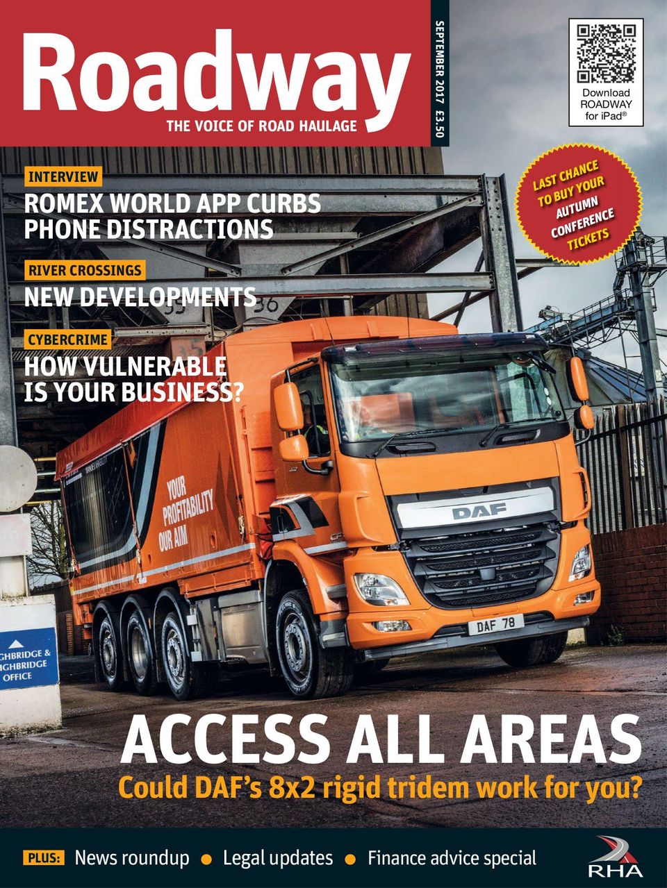 Roadway Magazine-September 2017 Magazine - Get your Digital Subscription