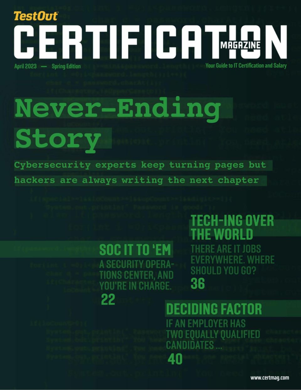 Get digital access to Certification Magazine - April 2023 issue ...