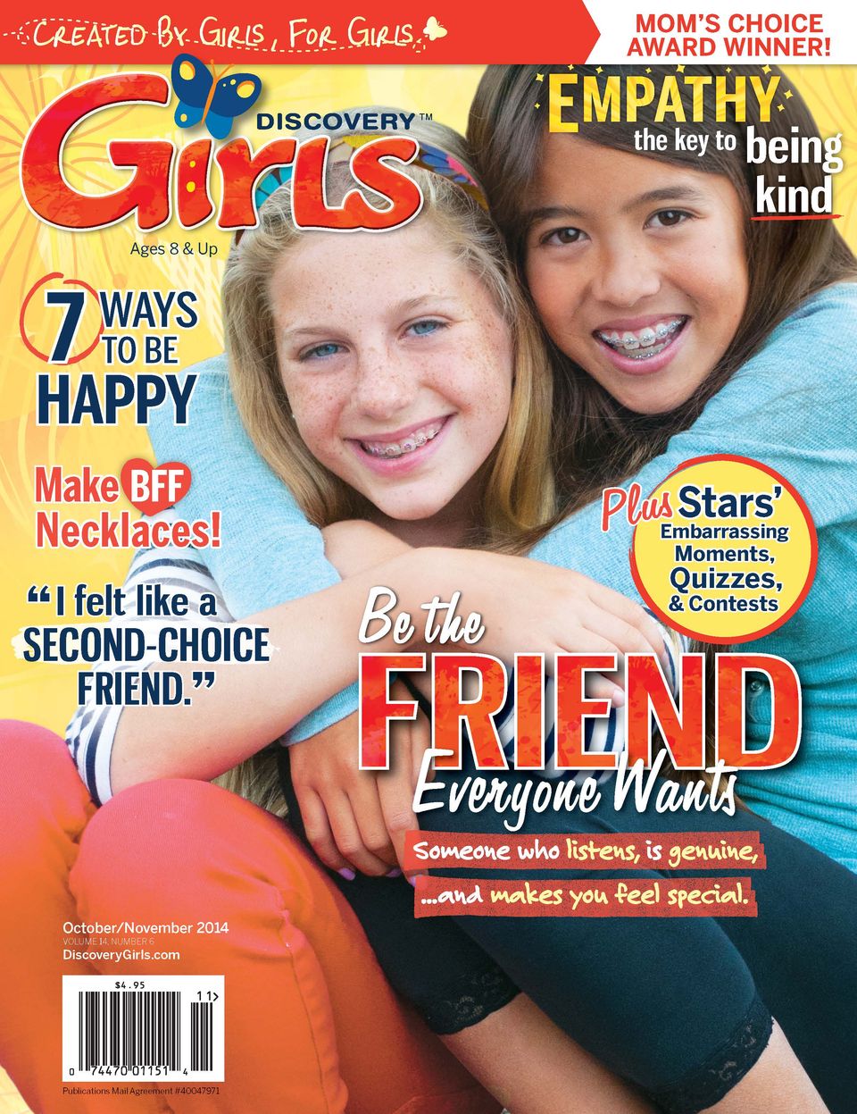 Get digital access to DISCOVERY GIRLS - October - November 2014 issue ...
