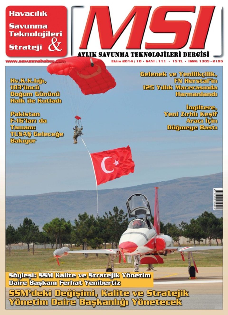 MSI Dergisi-Ekim 2014/10 SAYI: 111 Magazine - Get your Digital Subscription