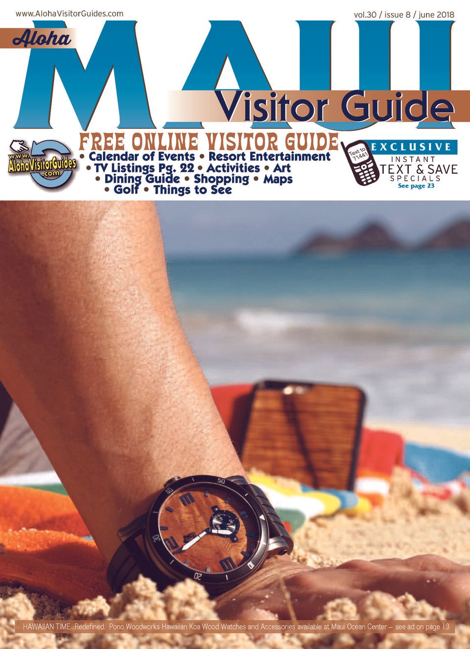 Aloha - Maui Visitor Guide-June 2018 Magazine