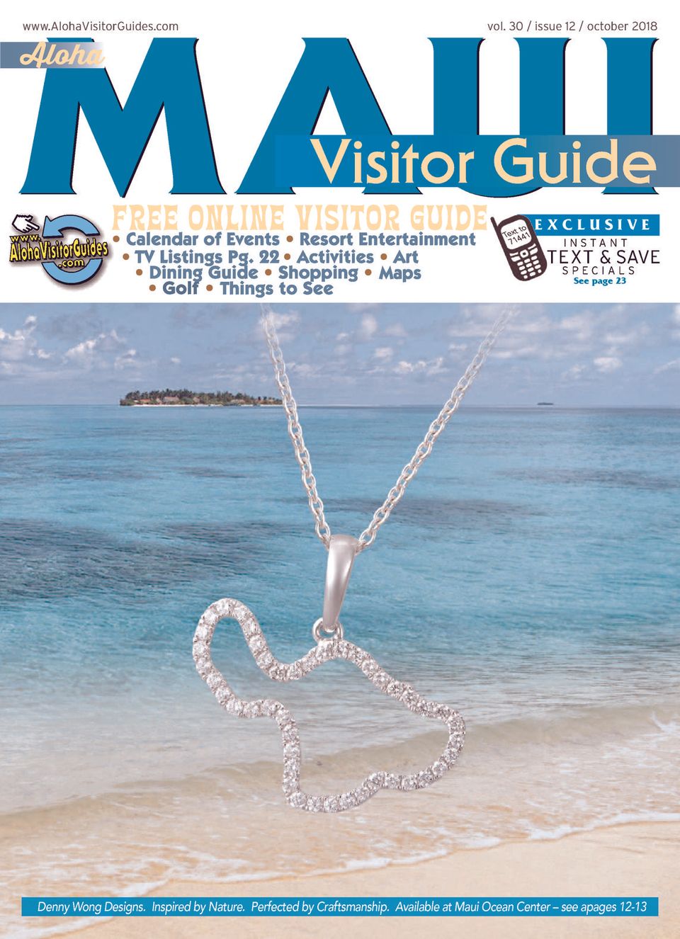 Aloha - Maui Visitor Guide-October 2018 Magazine