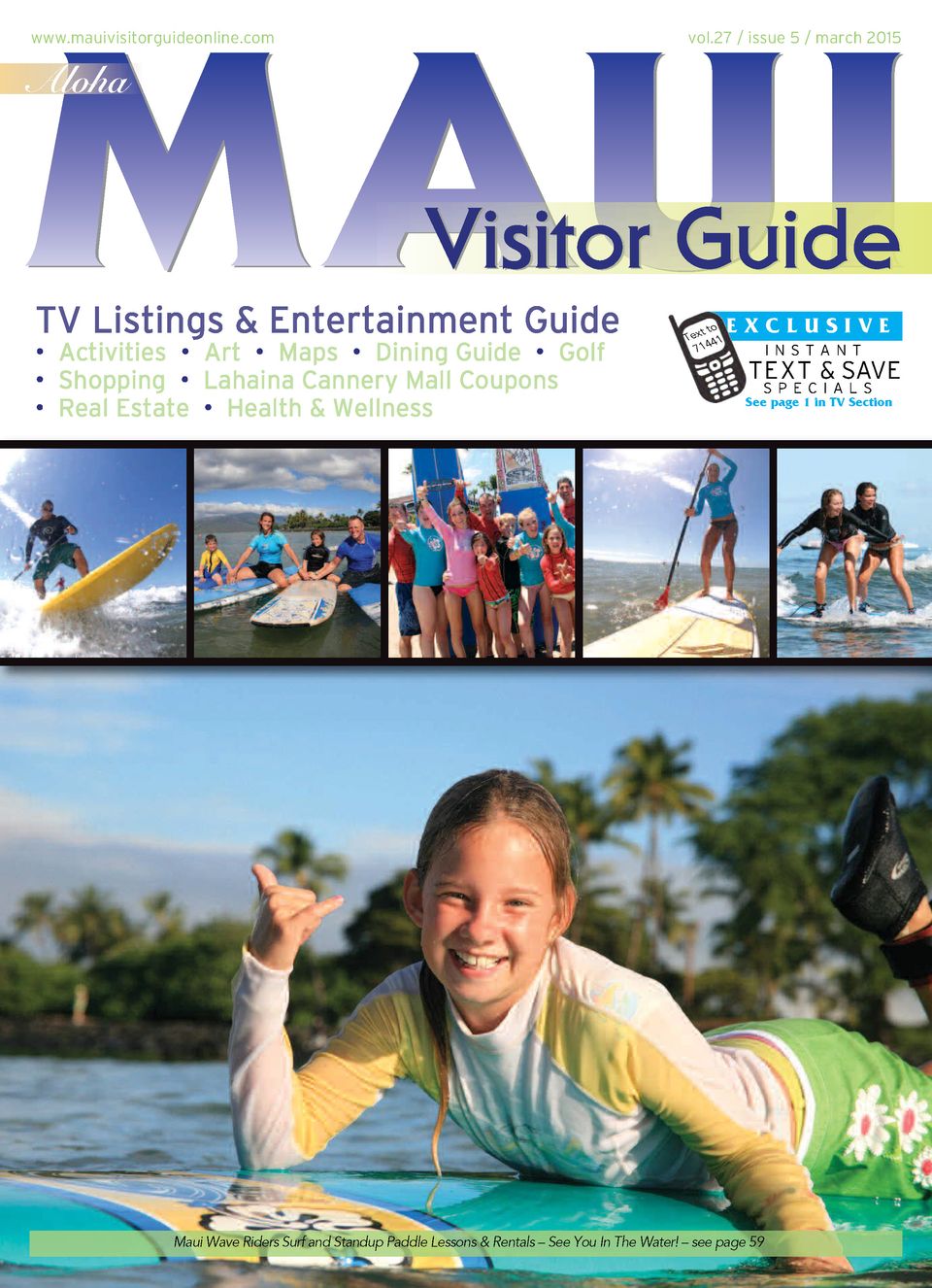 Aloha - Maui Visitor Guide-March 2015 Magazine