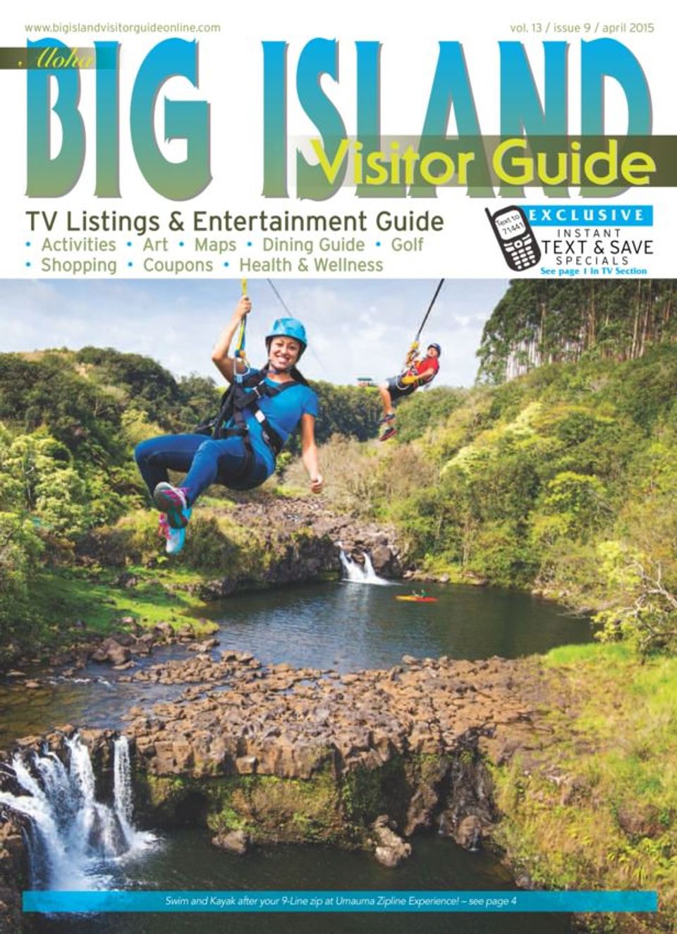 Aloha - Big Island Visitor Guide-April 2015 Magazine