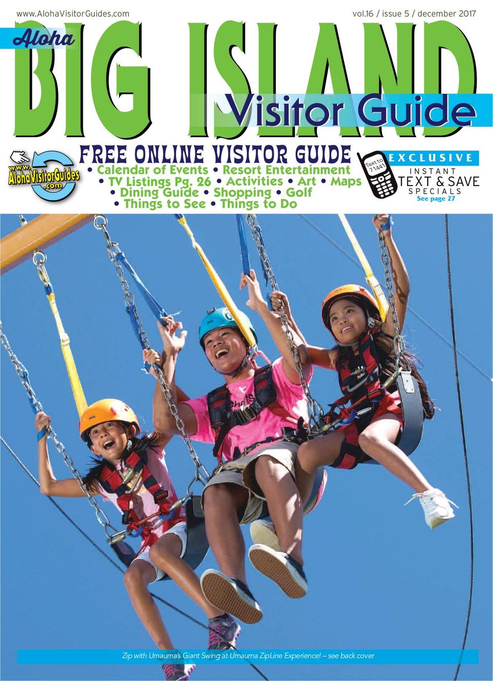 Aloha - Big Island Visitor Guide-December 2017 Magazine