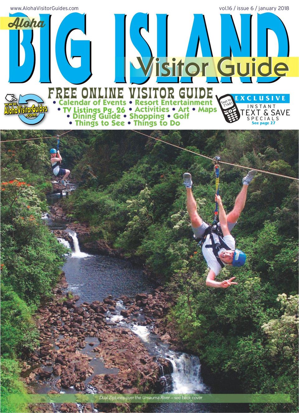 Get digital access to Aloha - Big Island Visitor Guide - January 2018 ...