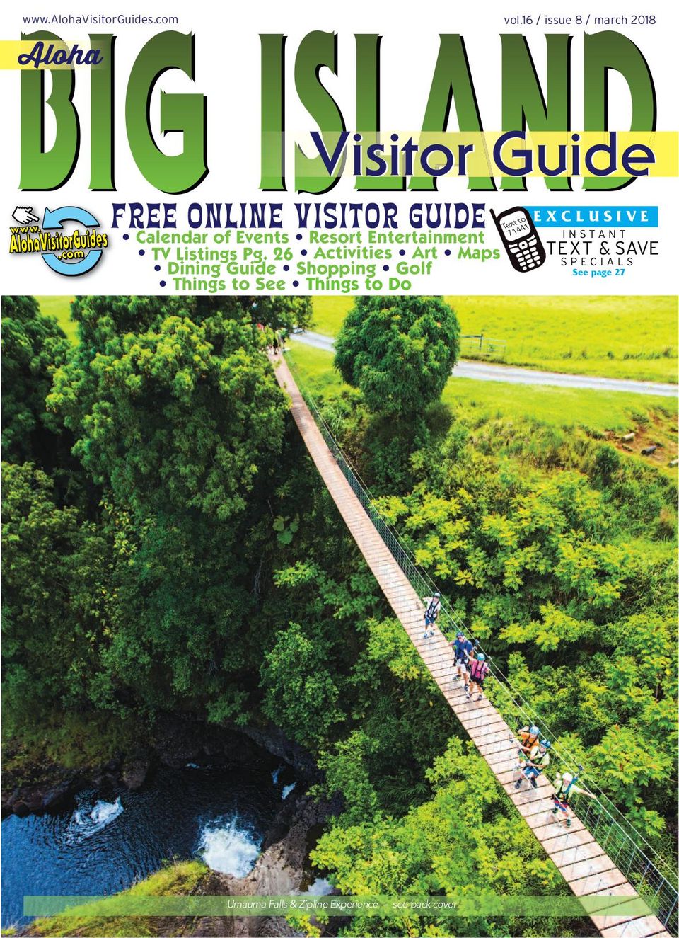 Aloha - Big Island Visitor Guide-March 2018 Magazine