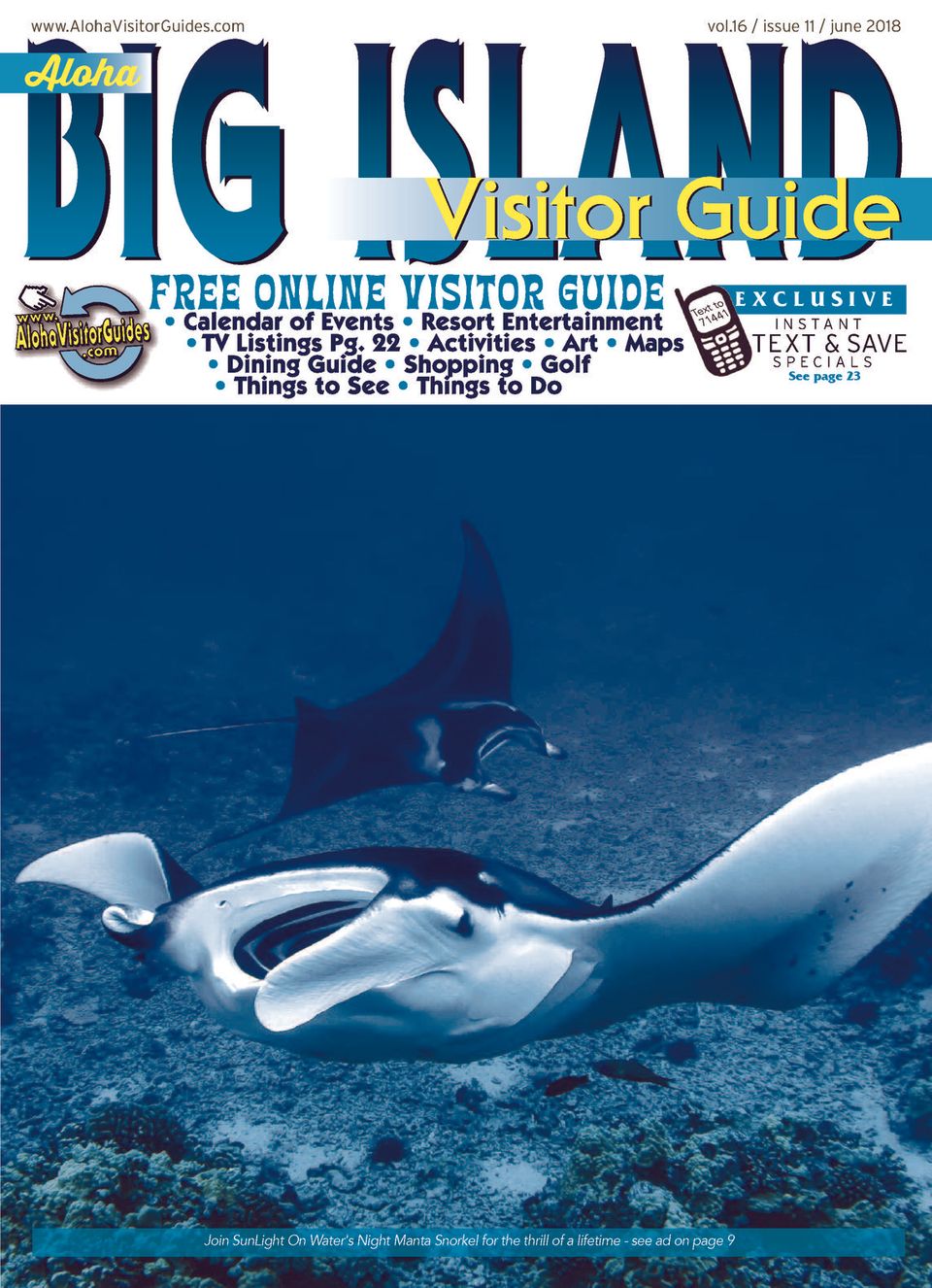 Aloha - Big Island Visitor Guide-June 2018 Magazine