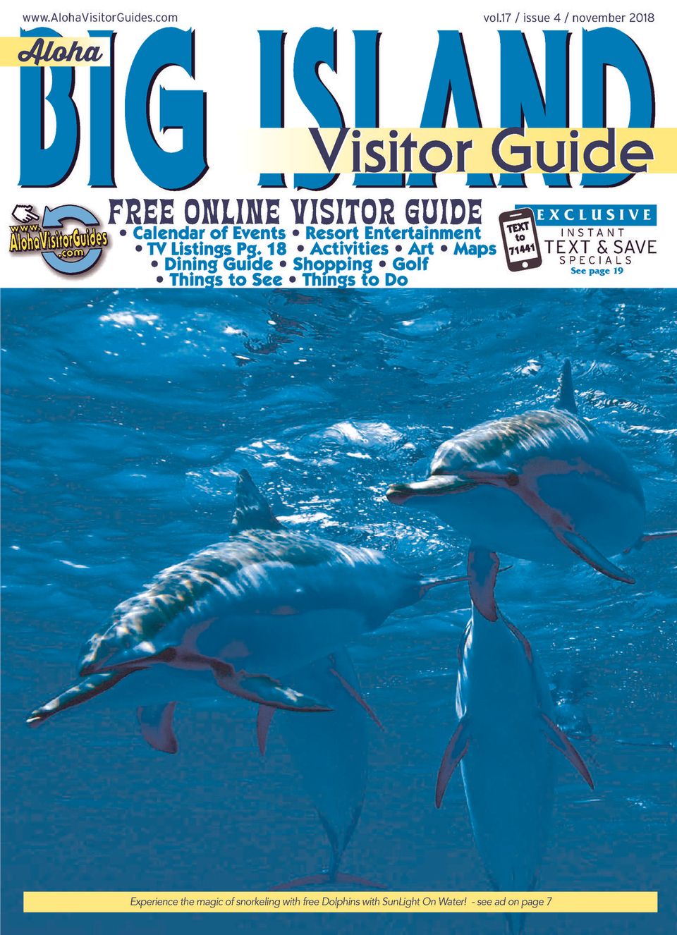 Aloha - Big Island Visitor Guide-November 2018 Magazine