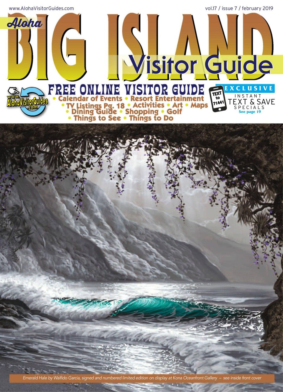 Aloha - Big Island Visitor Guide-February 2019 Magazine