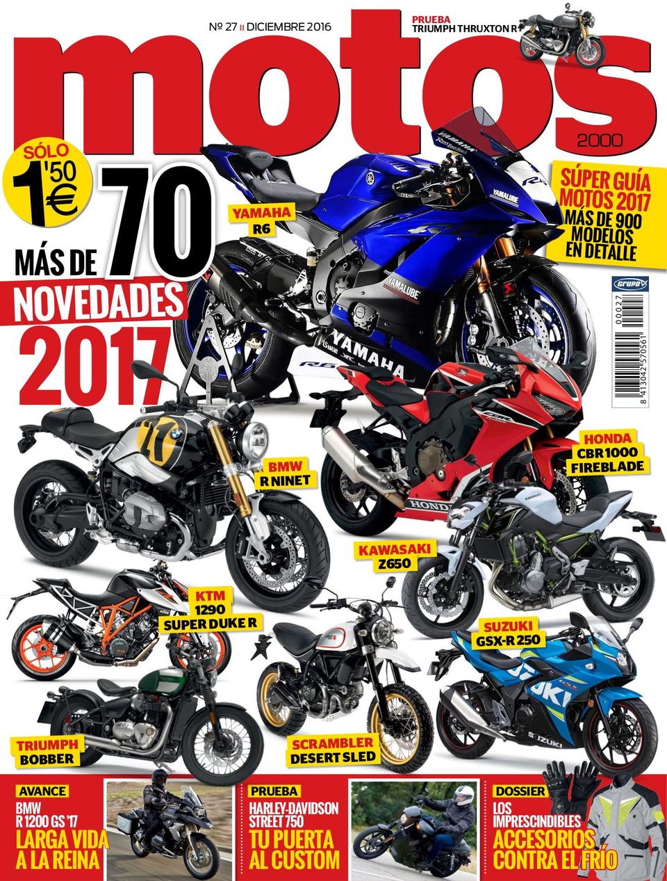 Get digital access to Motos Spain - Diciembre 2016 issue | Magzter.com