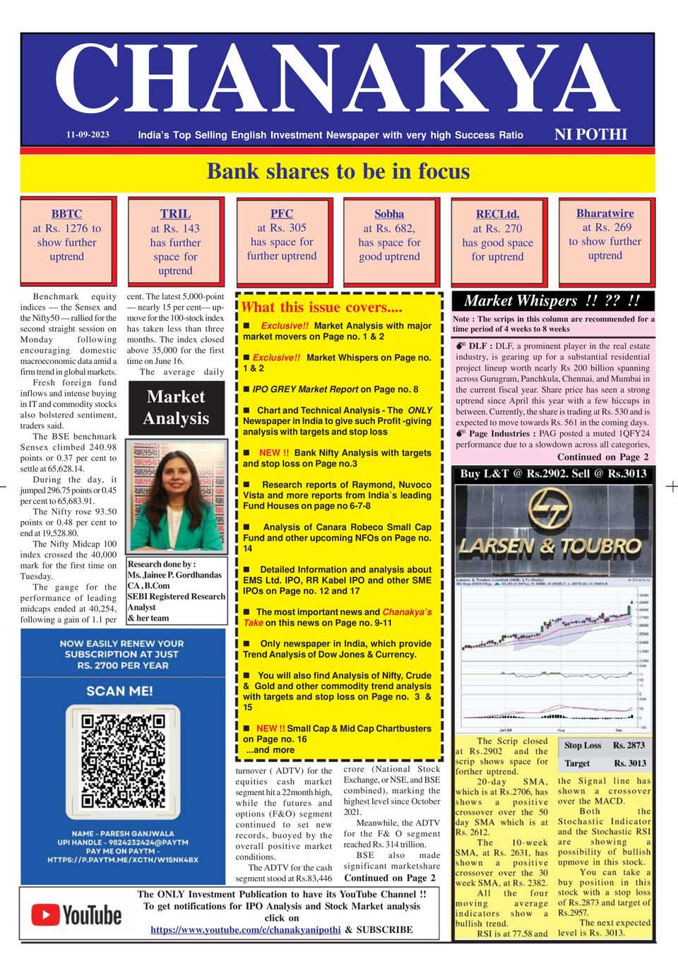 Get digital access to Chanakya Ni Pothi- English - September 11, 2023 issue | Magzter.com