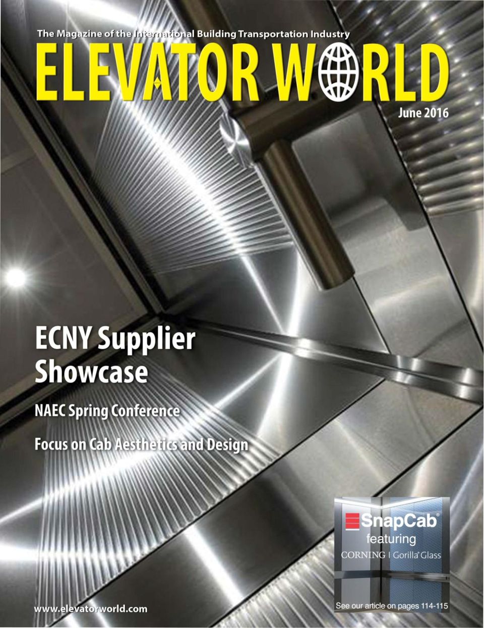 Get digital access to Elevator World - June 2016 issue | Magzter.com