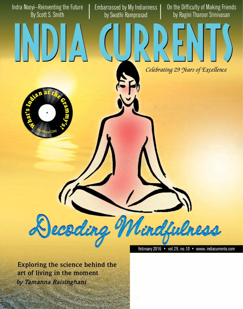 Get digital access to India Currents - February 2016 issue | Magzter.com