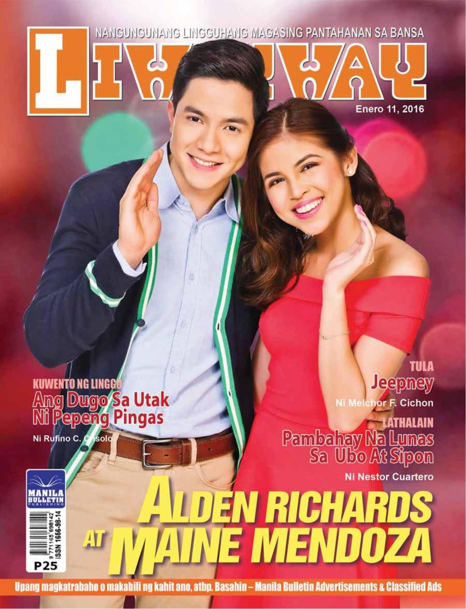 Liwayway-January 11, 2016 Magazine - Get your Digital Subscription
