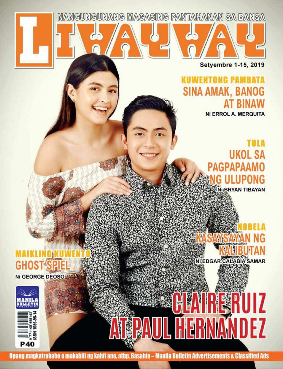 Liwayway-September 1-15, 2019 Magazine - Get your Digital Subscription