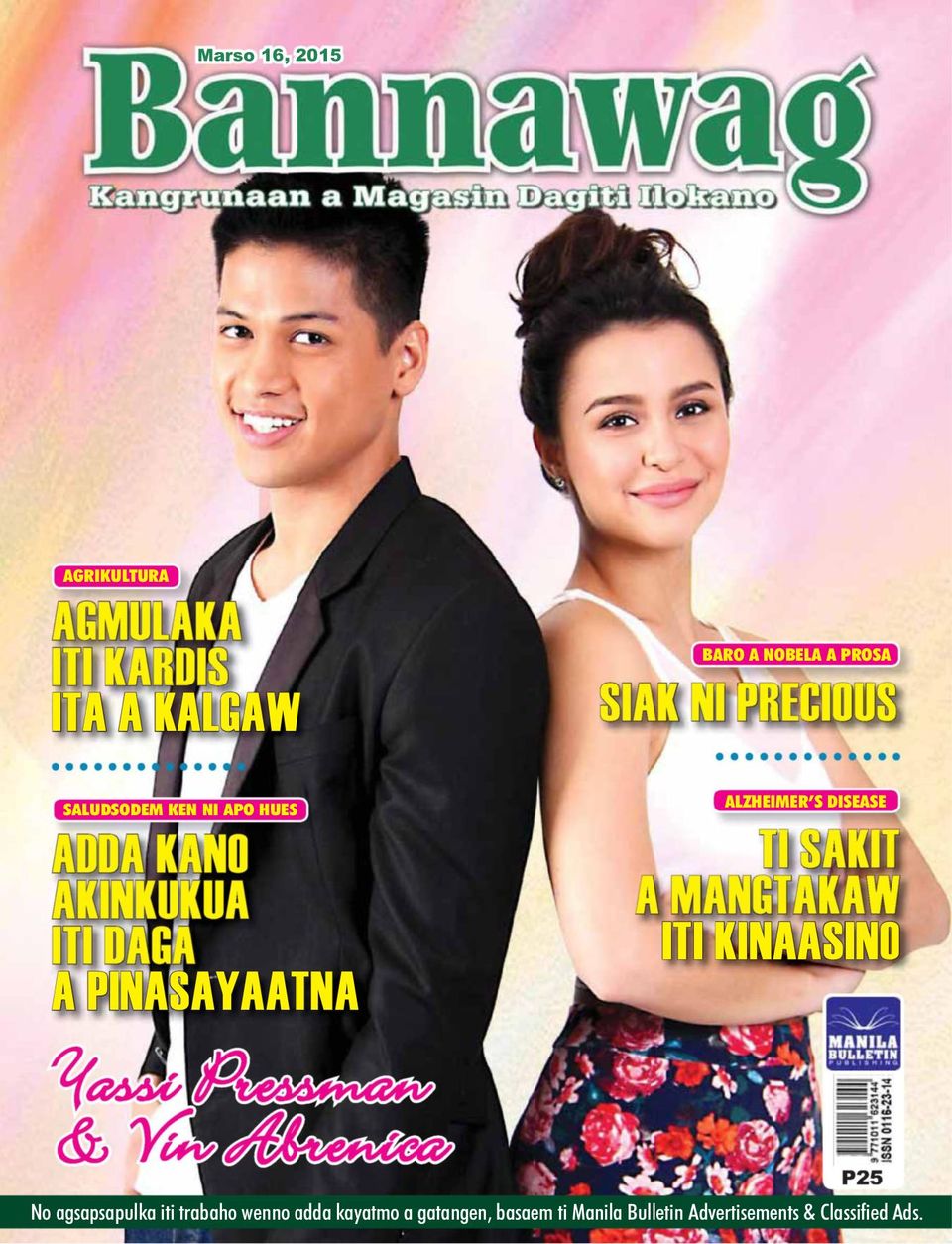 Get digital access to Bannawag - March 16, 2015 issue | Magzter.com