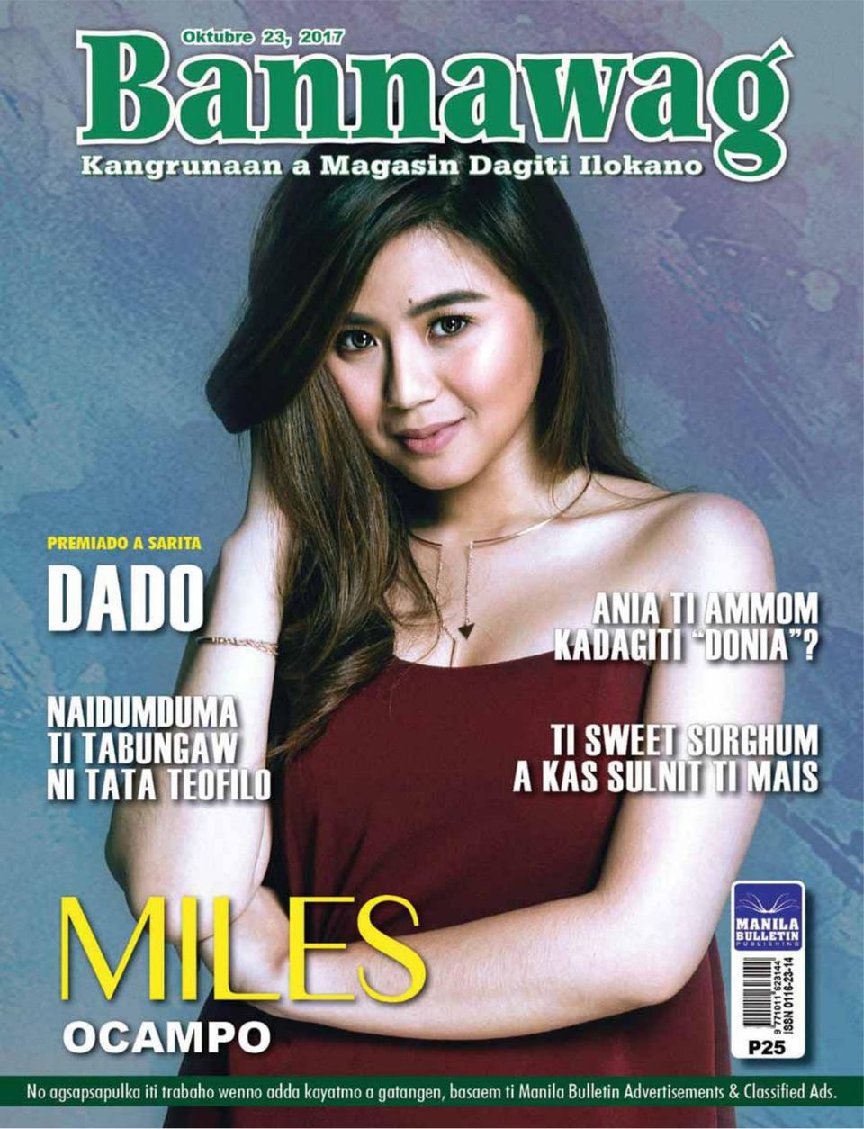 Bannawag-October 23, 2017 Magazine - Get your Digital Subscription