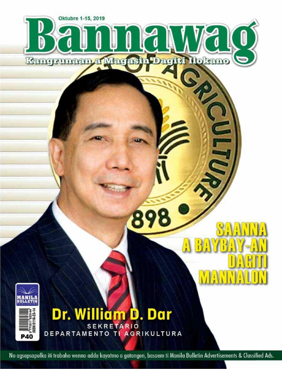 Bannawag-October 1-15, 2019 Magazine - Get your Digital Subscription
