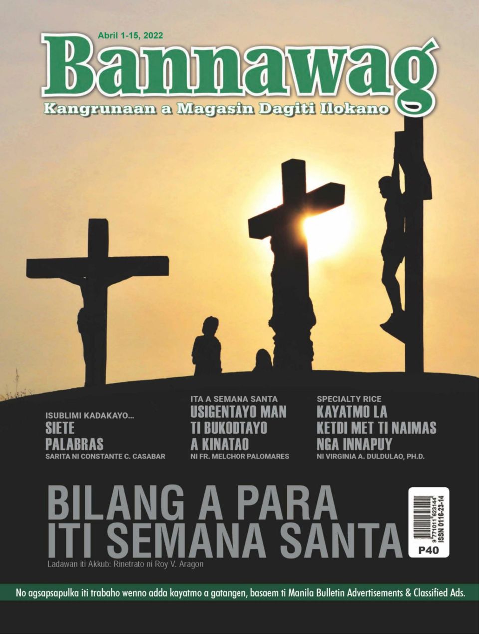 Bannawag-April 1-15, 2022 Magazine - Get your Digital Subscription