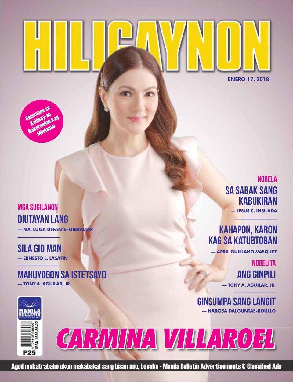 Get digital access to Hiligaynon - January 17, 2018 issue | Magzter.com