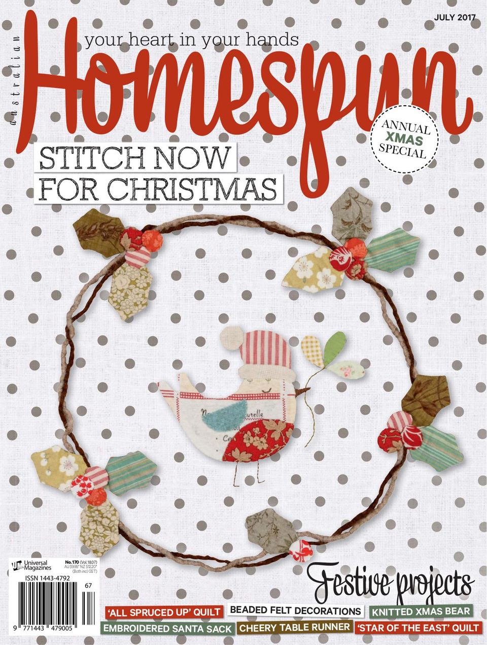 Get digital access to Homespun - July 2017 issue | Magzter.com
