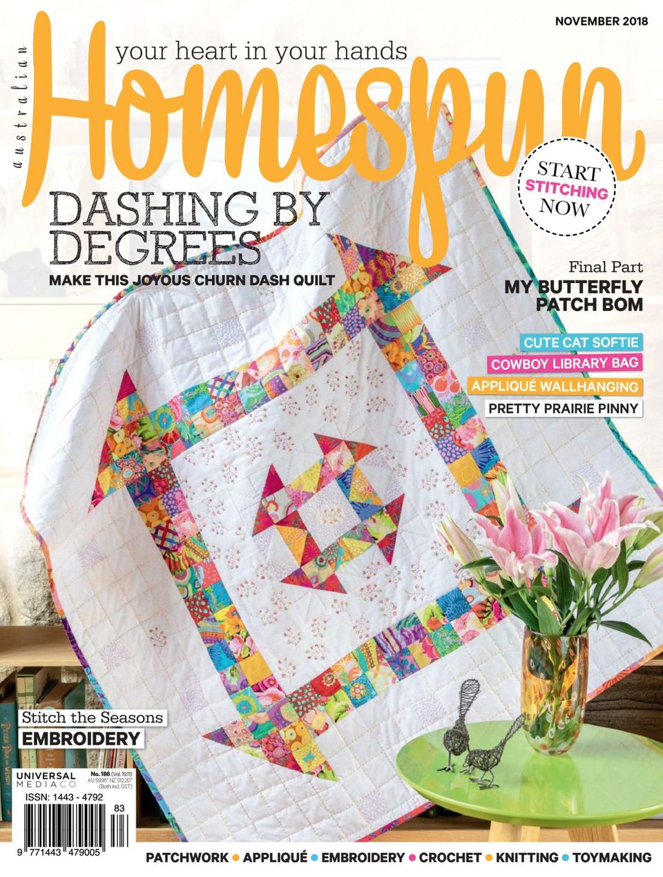 Get digital access to Homespun - November 2018 issue | Magzter.com