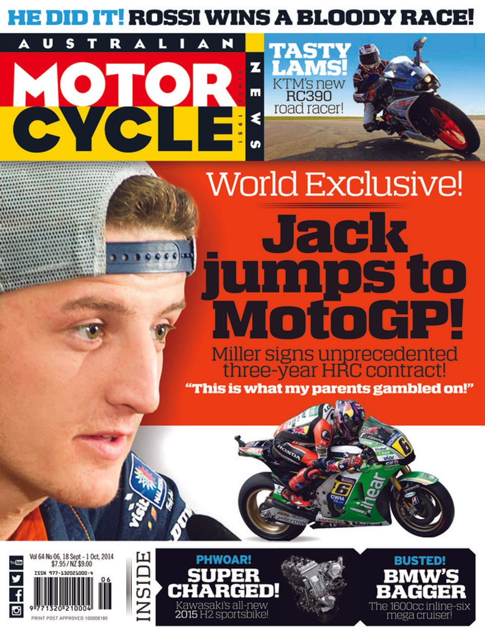 Australian Motorcycle News-2014 Issue 19 Magazine