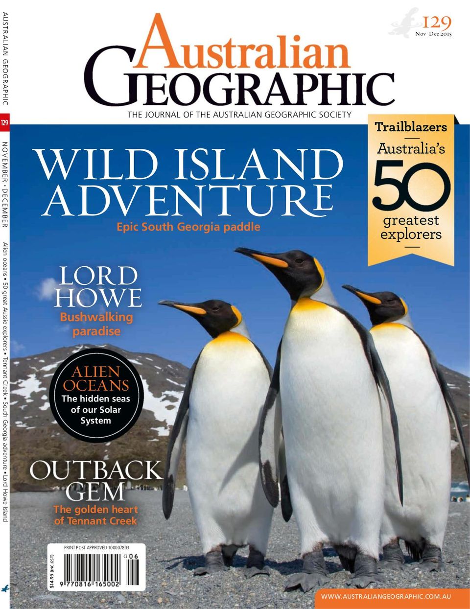 Australian Geographic Magazine-November - December 2015 Magazine