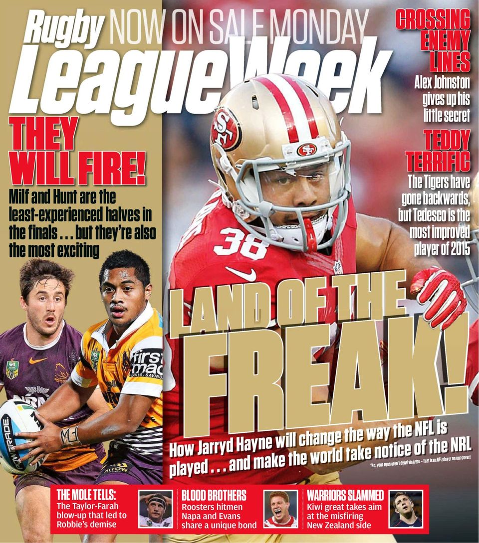 Get digital access to Rugby League Week - 2015 Issue 31 issue | Magzter.com