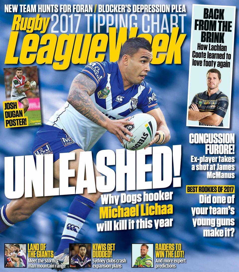 Get digital access to Rugby League Week - 2017 Issue 5 issue | Magzter.com