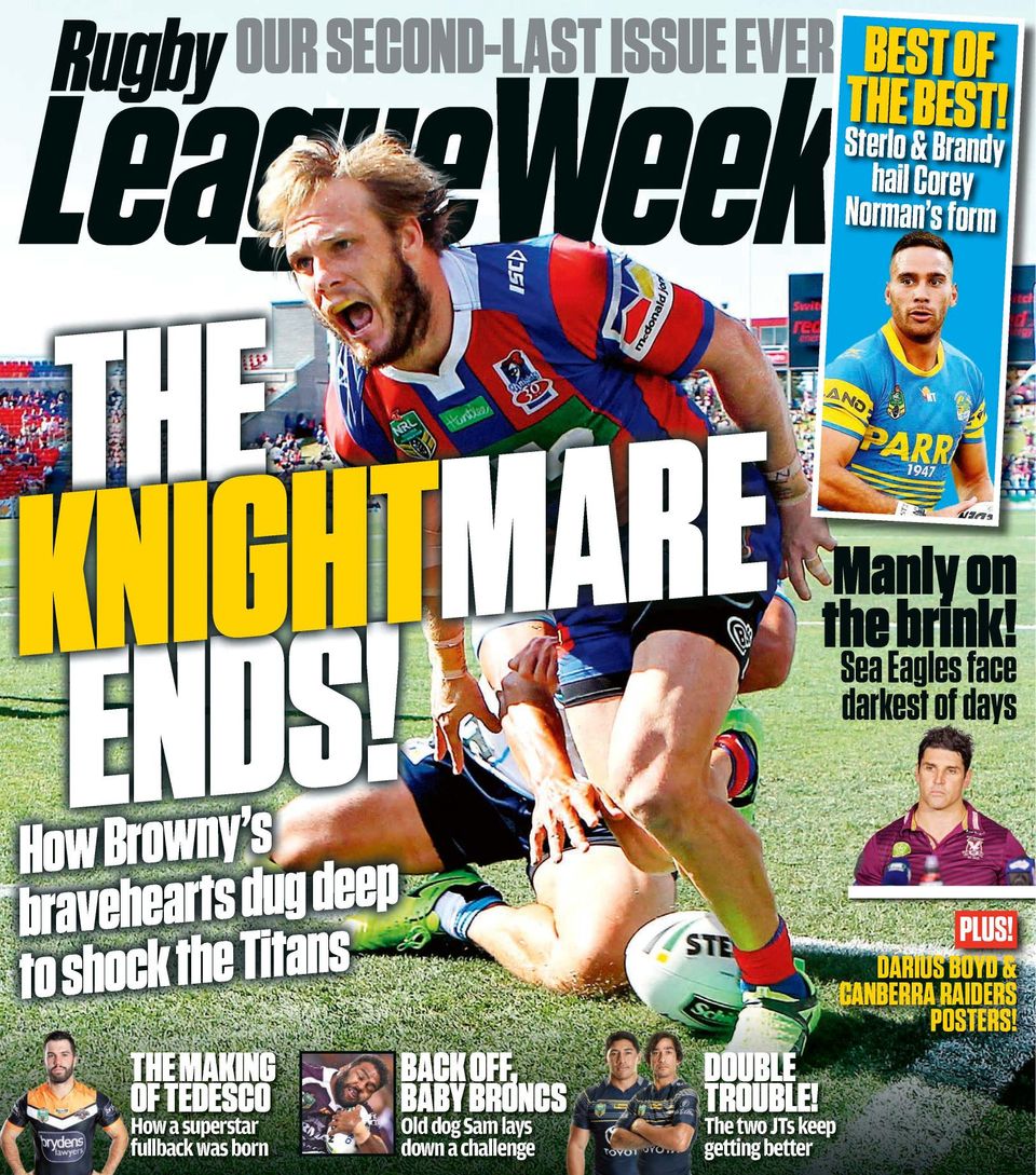 Get digital access to Rugby League Week - 2017 Issue 7 issue | Magzter.com