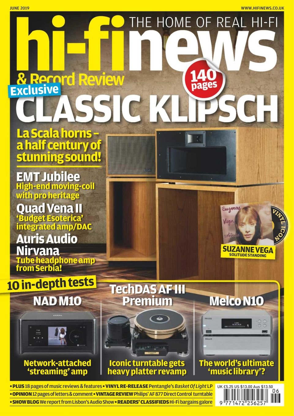 Hi-Fi News-June 2019 Magazine - Get your Digital Subscription